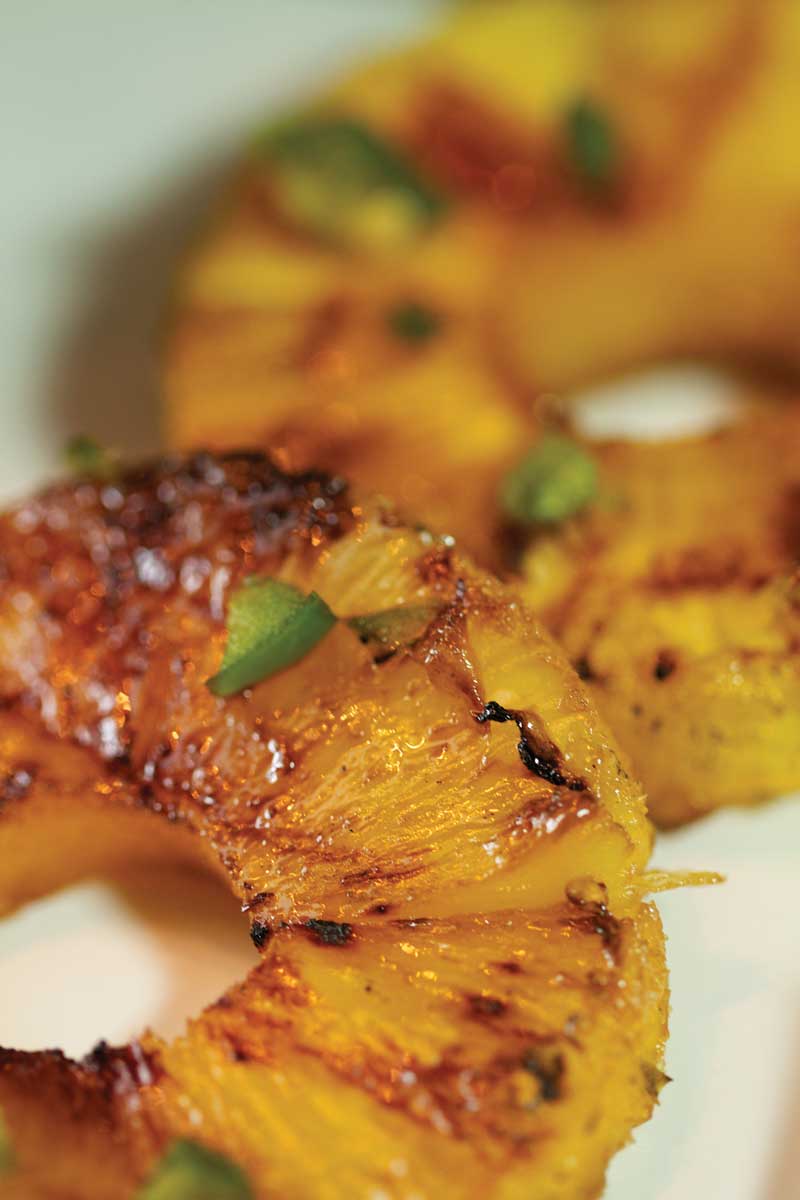 Grilled Pineapple Rings with Jalapeño Tequila Recipe - Mother Earth Living
